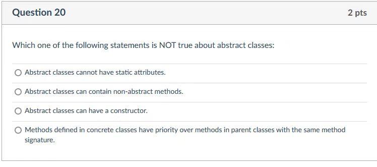 Solved Question 12 Consider the following Java code. Integer | Chegg.com