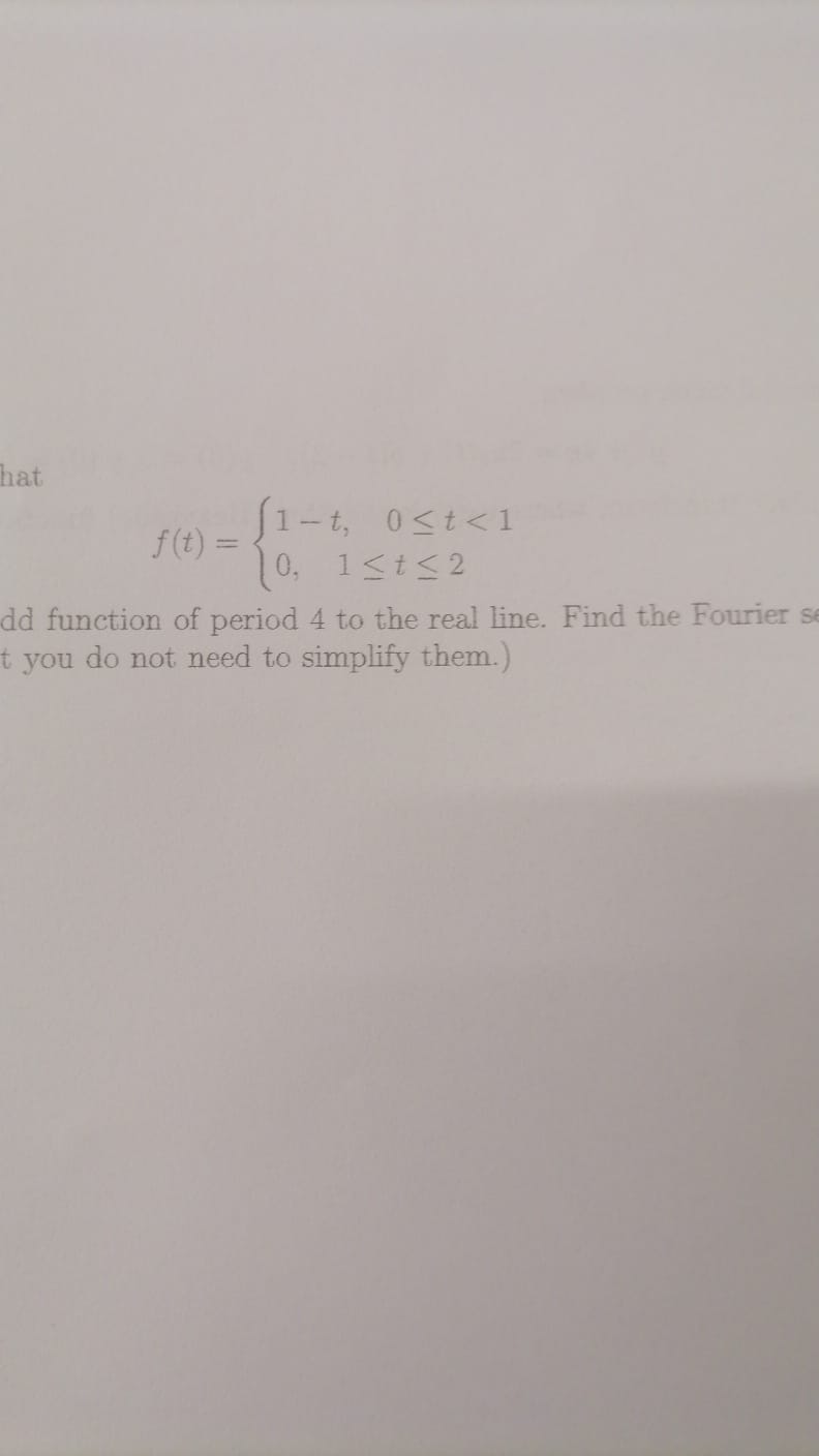 Solved Show that the following function is odd function of | Chegg.com
