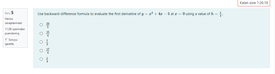Solved Use backward-difference formula to evaluate the first | Chegg.com