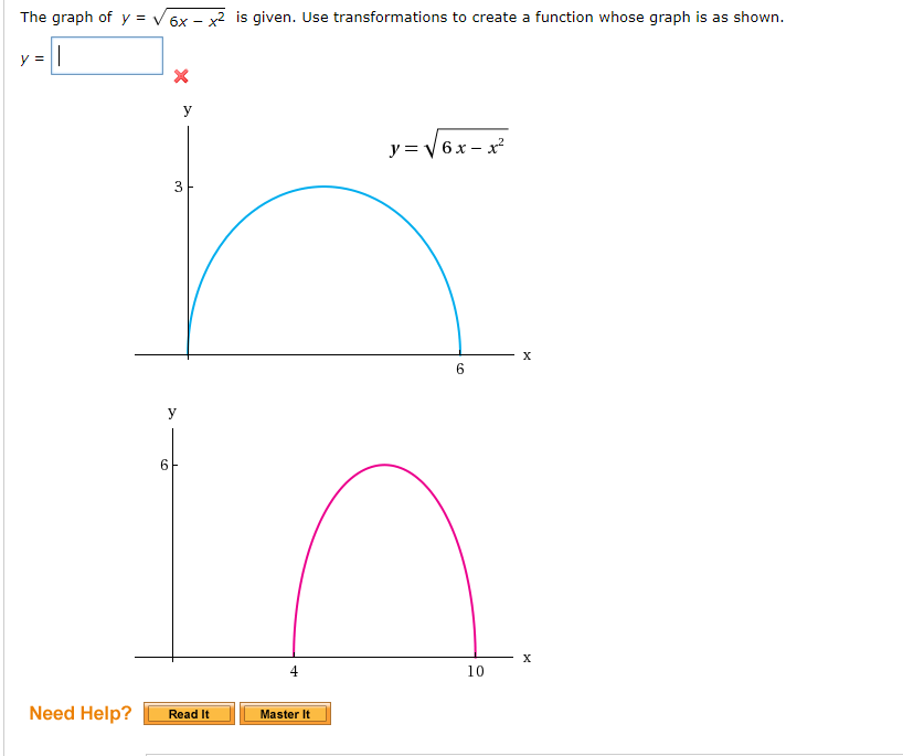 Solved The graph of y = Vox - x2 is given. Use | Chegg.com