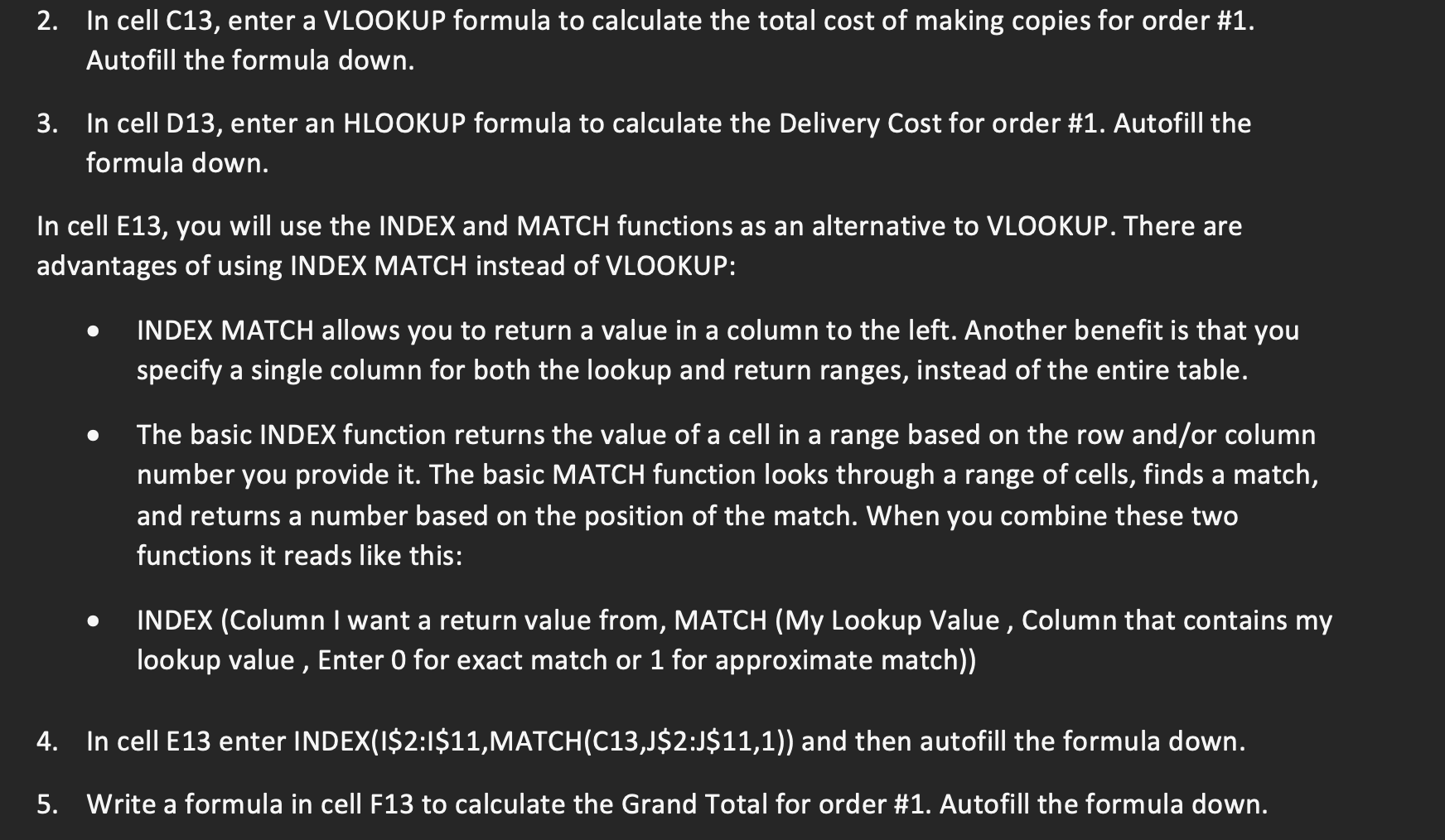 Solved 2. In cell C13, enter a VLOOKUP formula to calculate | Chegg.com