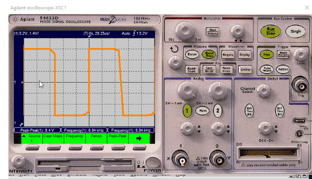 Solved XSC1 VDC4 5.0V R2 C1 HI 3600pF Agilent 23.7k. | Chegg.com