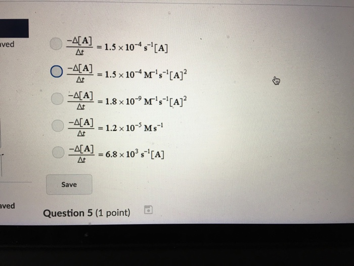Solved Question 4 (1 point) Given the initial rate data for | Chegg.com Solved Question 4 (1 point) Given the initial rate data for | Chegg.com