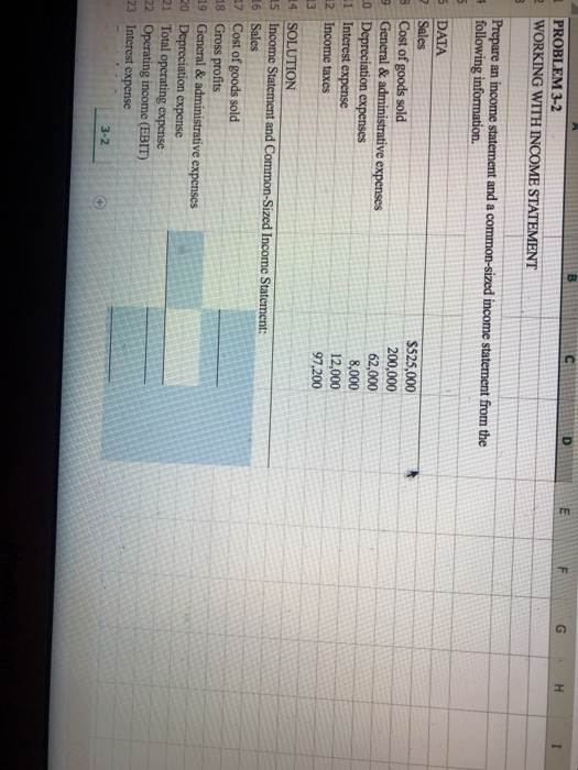 Solved 6. In cell B20, input the depreciation 34 | Chegg.com