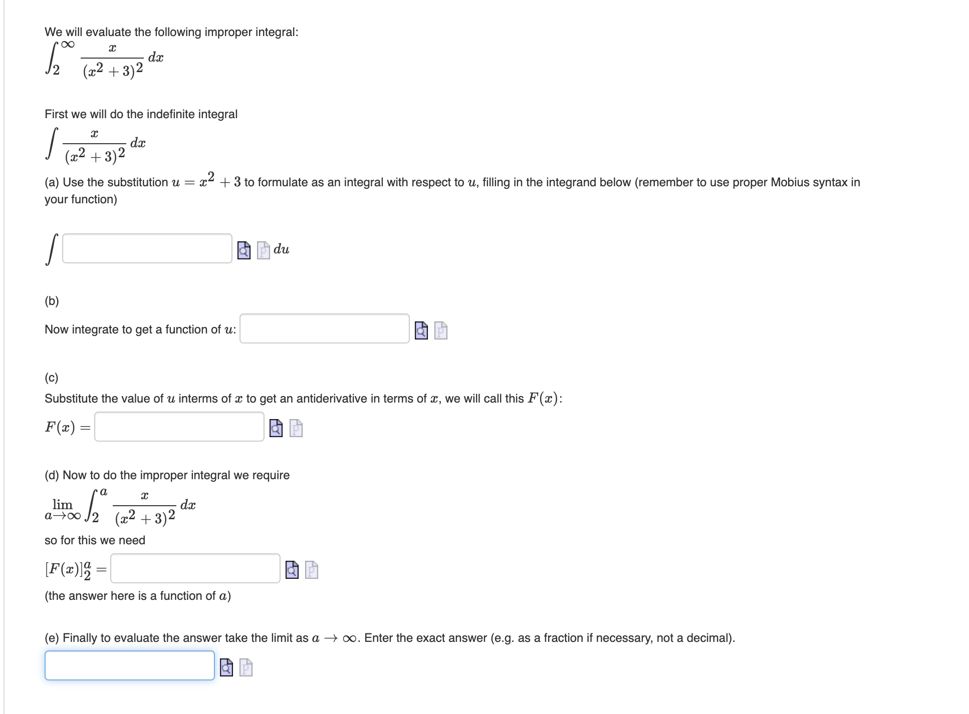 solved-we-will-evaluate-the-following-improper-integral-chegg