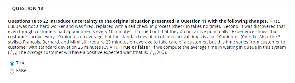 Solved QUESTION 18 Questions 18 to 22 introduce uncertainty | Chegg.com