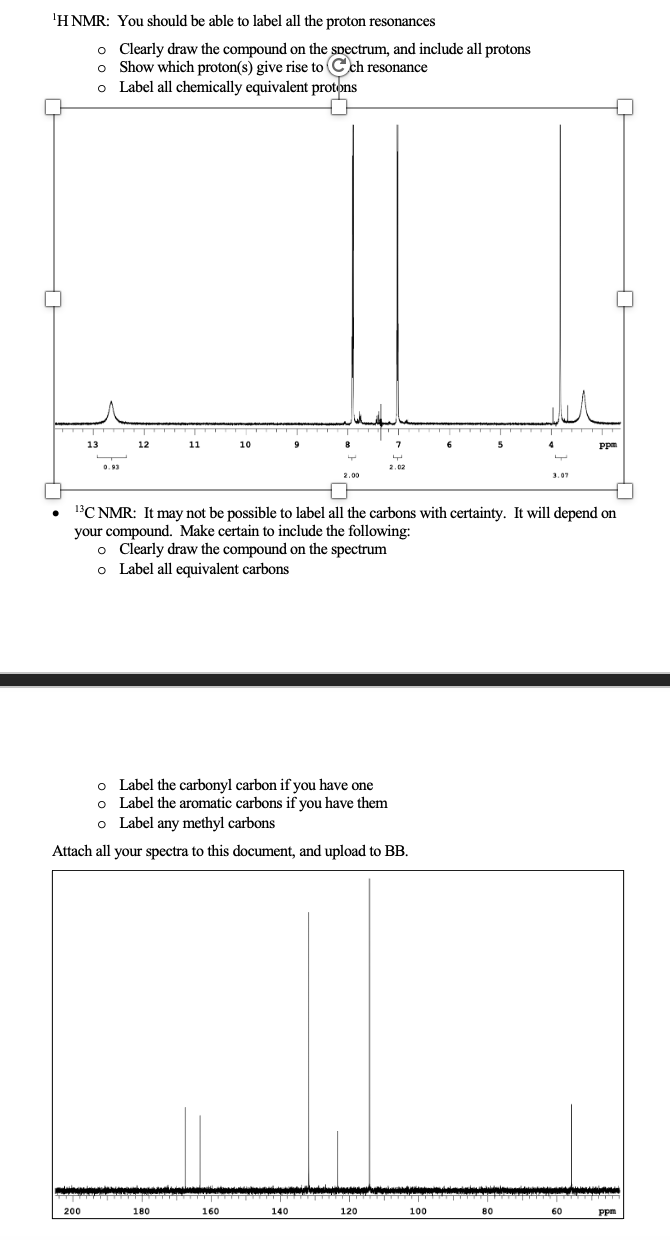 Solved 1H NMR: You should be able to label all the proton | Chegg.com