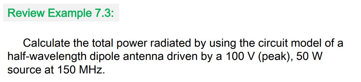 Solved Calculate the total power radiated by using the | Chegg.com