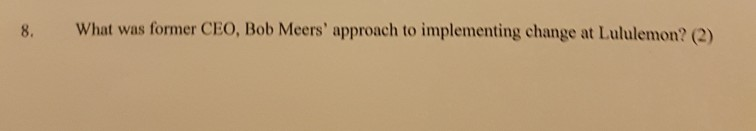 HR 236- Organizational Change Leadership, Culture, | Chegg.com
