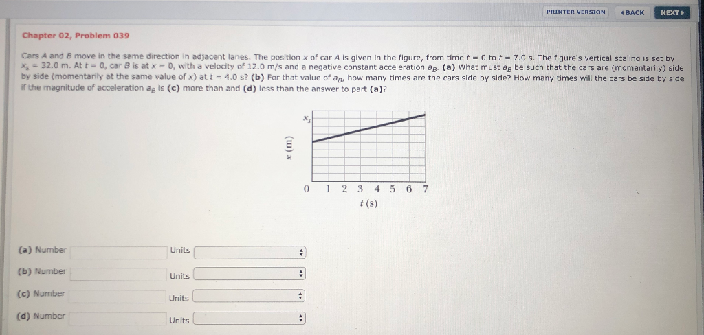 Solved PRINTER VERSION BACK NEXT Chapter 02, Problem 039 | Chegg.com