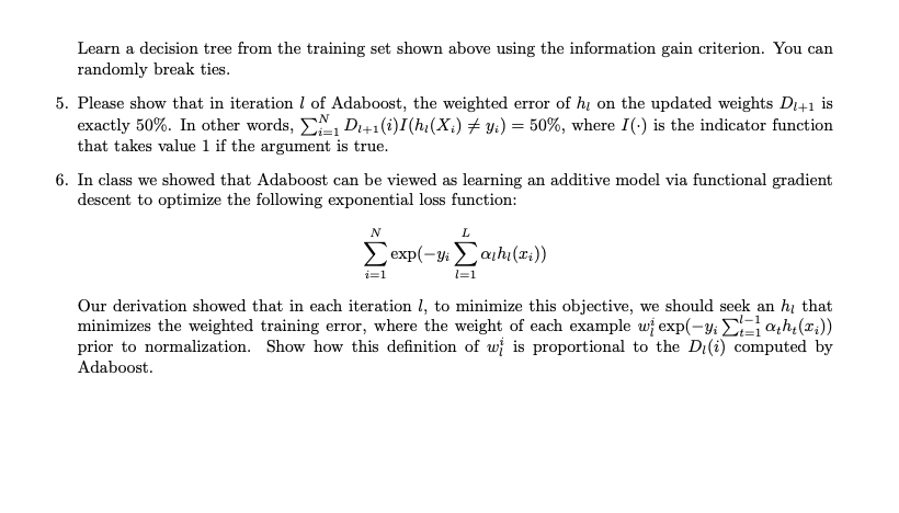 CS534 — Written Homework Assignment 4 – 1. Let X be a | Chegg.com