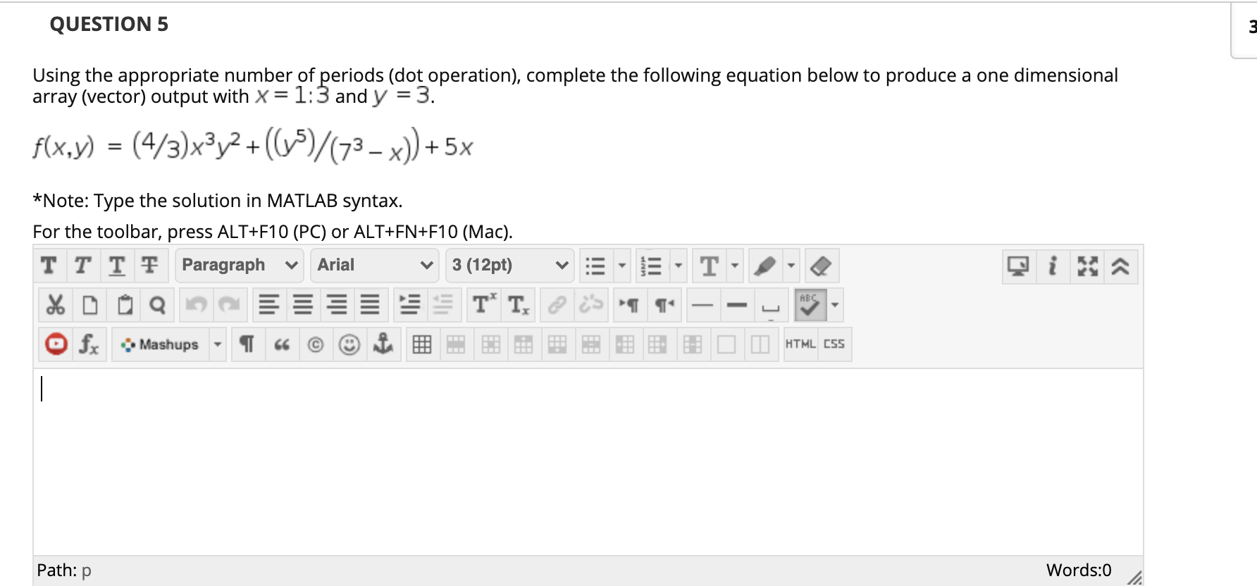 Solved QUESTION 5 3 Using the appropriate number of periods | Chegg.com