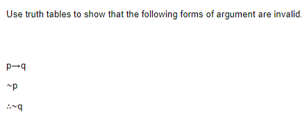 Solved Use truth tables to show that the following forms of | Chegg.com