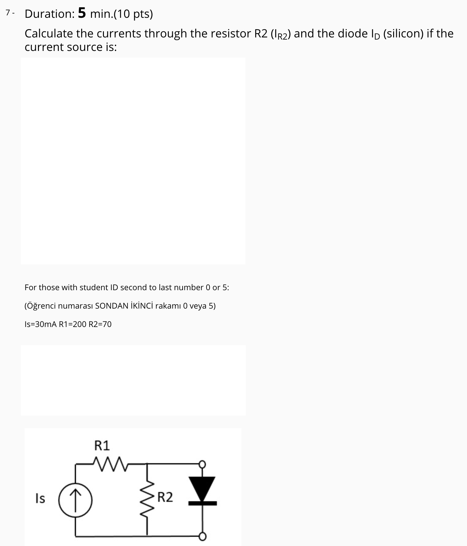Solved Duration: 5 min.(10 pts) Calculate the currents | Chegg.com