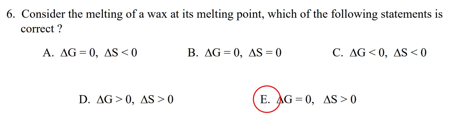 Solved code class="asciimath">Consider the melting of a wax | Chegg.com