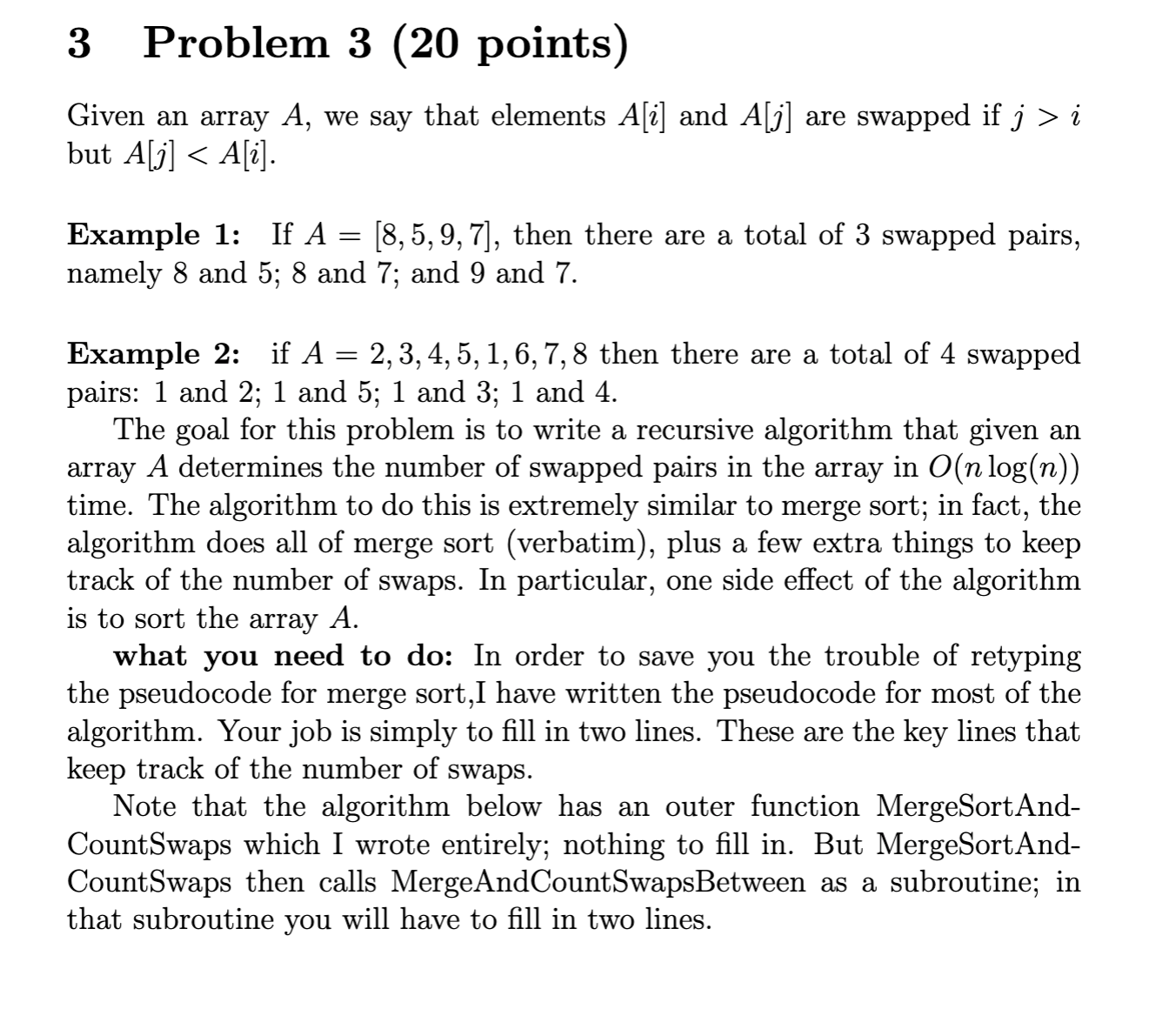 Solved 5. While (iB[j] : - YOUR ANSWER 2 GOES HERE- set next | Chegg.com