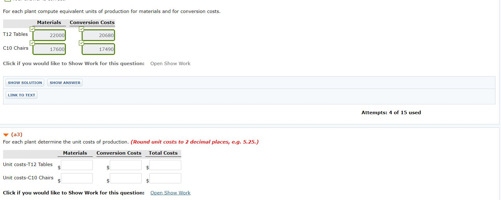 Solved Problem 16-3A (Part Level Submission) Thakin | Chegg.com