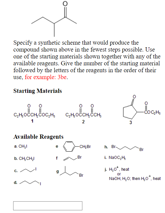 Solved Specify a synthetic scheme that would produce the | Chegg.com