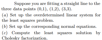 Solved Show me ﻿the steps to ﻿solve Suppose you are fitting | Chegg.com