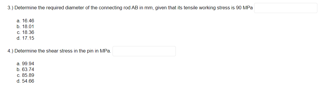 Solved The bell crank, which is in equilibrium under the | Chegg.com