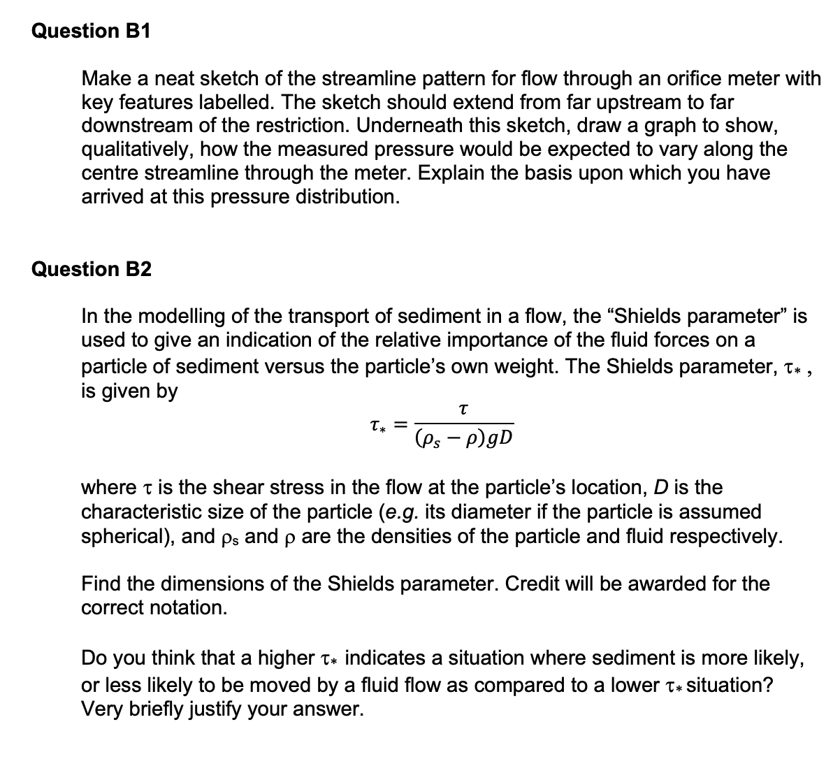 Solved Make a neat sketch of the streamline pattern for flow | Chegg.com