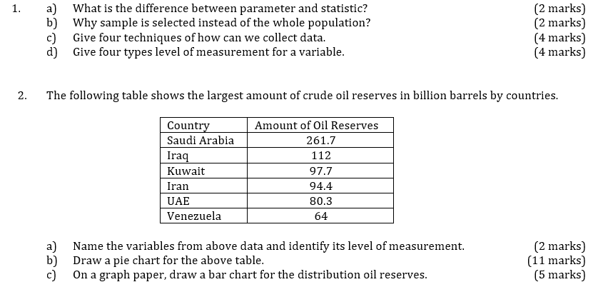 Solved 1. a) What is the difference between parameter and | Chegg.com
