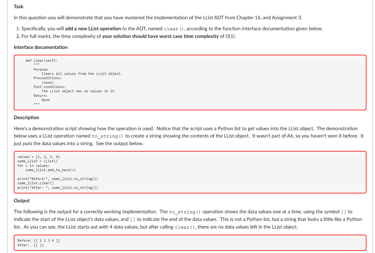Solved Task In this question you will demonstrate that you | Chegg.com