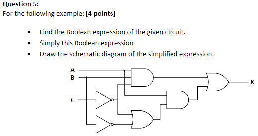 Solved Question 5: For the following example: [4 points) | Chegg.com