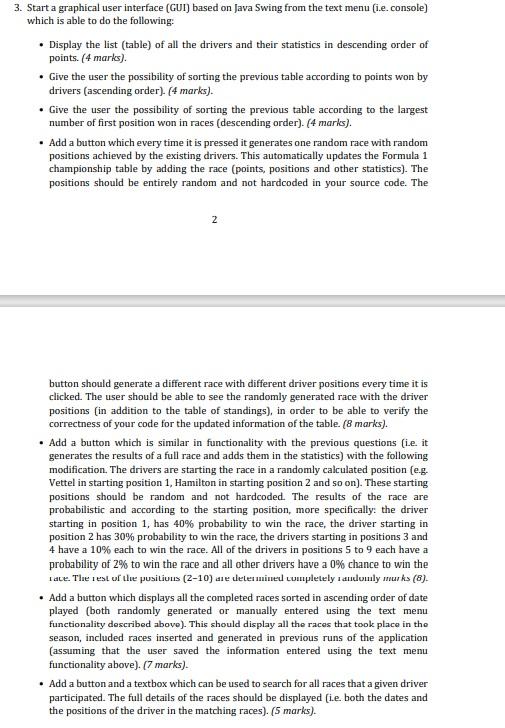 Solved 3. Start a graphical user interface (GUI) based on | Chegg.com