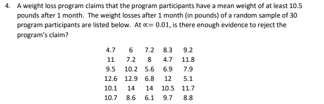 Solved For each of the problems below, perform the following | Chegg.com