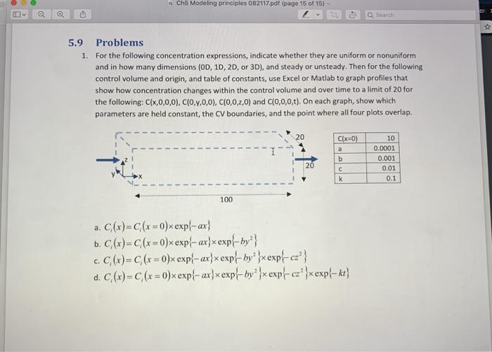 Solved n Ch5 Modeling principles 082117 pdf (page 15 of 15) | Chegg.com