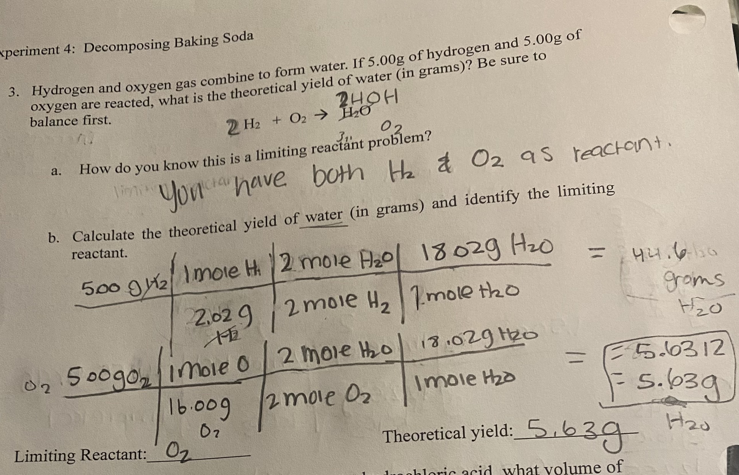 Solved Potassium chlorate decomposes to produce potassium | Chegg.com