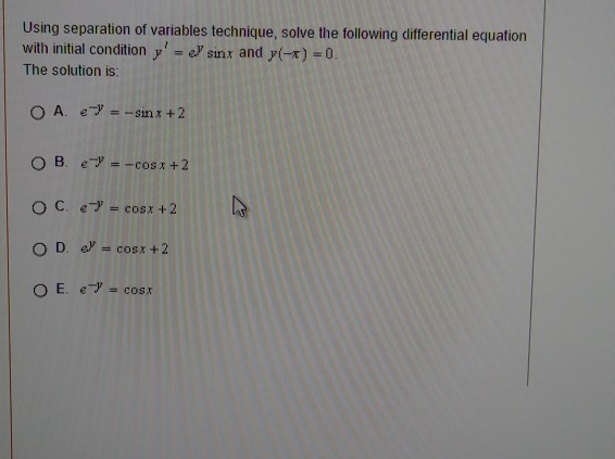 Solved Using Separation Of Variables Technique Solve The 3594