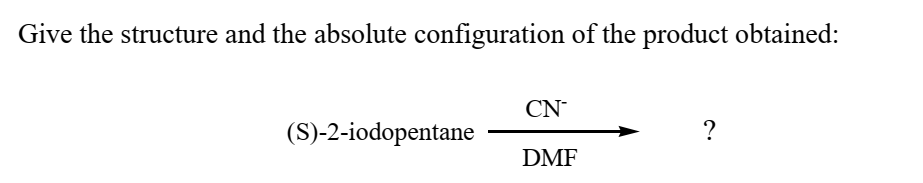 Solved Give the structure and the absolute configuration of | Chegg.com