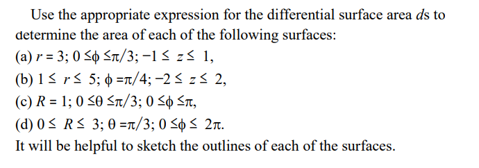 Solved Use the appropriate expression for the differential | Chegg.com