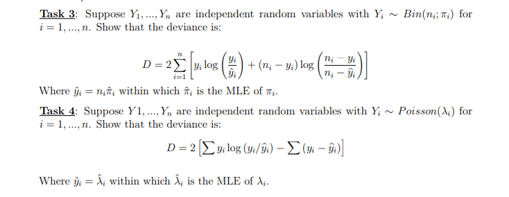 Task 3: Suppose Y1,…,Yn are independent random | Chegg.com