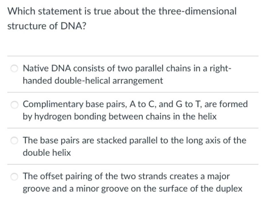 Solved Which statement is true about the three-dimensional | Chegg.com