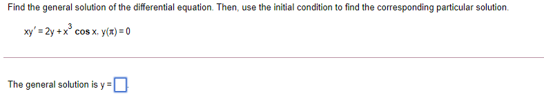 Solved Find the general solution of the differential | Chegg.com