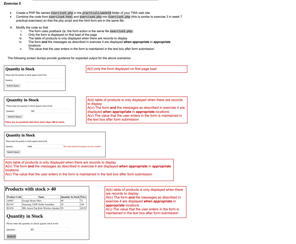 Solved Exercise 4 This exercise uses the file exercise4.html | Chegg.com