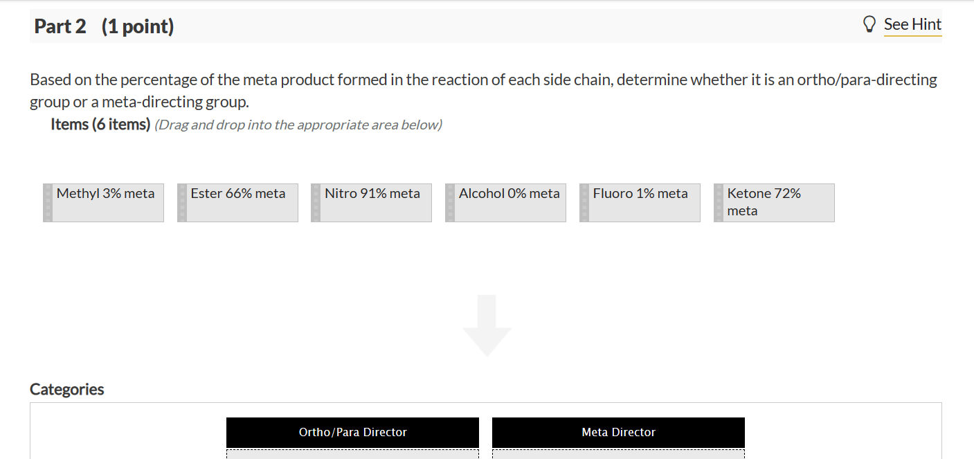 Solved Select the ortho, meta, and para positions on the | Chegg.com