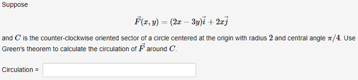 Solved 14) Suppose F... and C is the counter-clockwise | Chegg.com