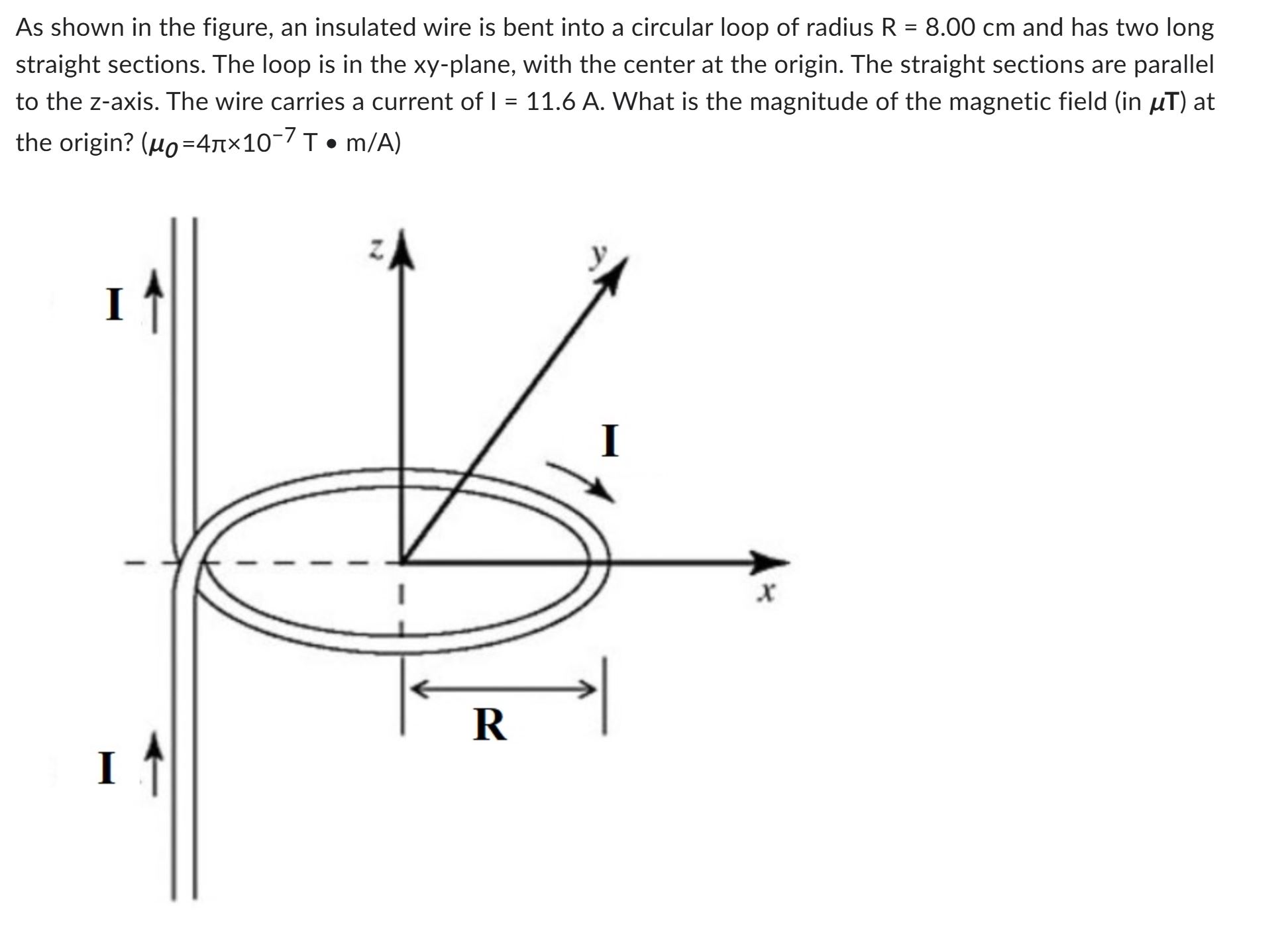 Solved As ﻿shown in ﻿the figure, an ﻿insulated wire is ﻿bent | Chegg.com