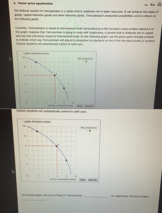 Solved 1. Visualizing the factor endowment theory Consider | Chegg.com
