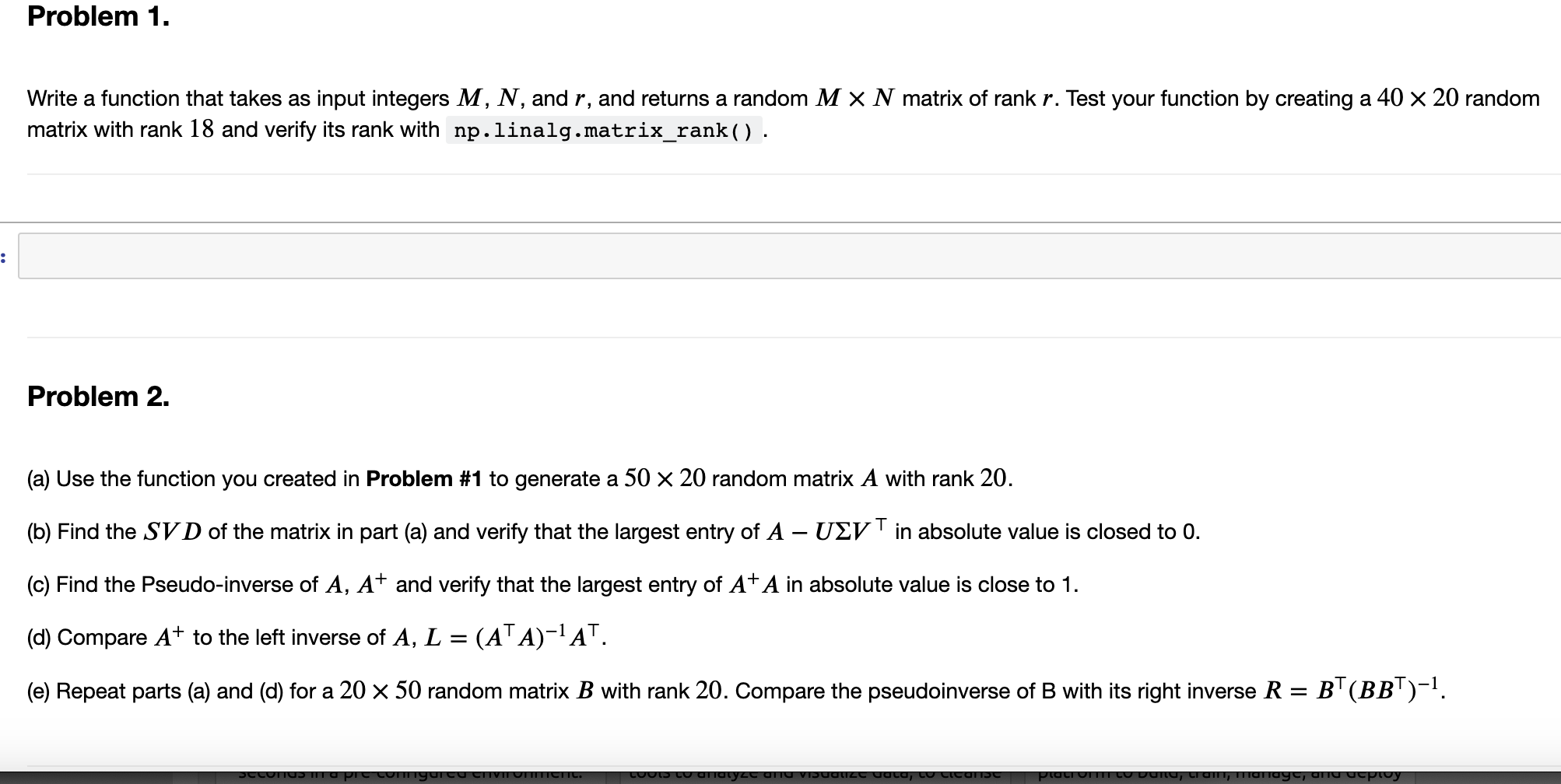 Problem 1.Write a function that takes as input | Chegg.com