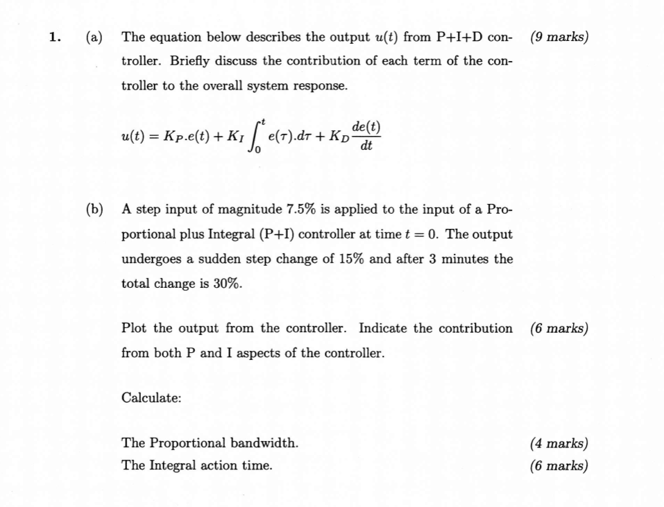 Solved 1. (a) (9 marks) The equation below describes the | Chegg.com Solved 1. (a) (9 marks) The equation below describes the | Chegg.com