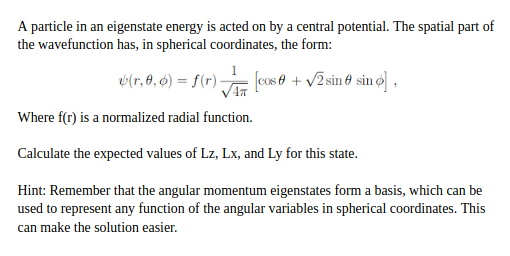 Solved A particle in an eigenstate energy is acted on by a | Chegg.com