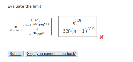 Solved Evaluate the limit. | Chegg.com