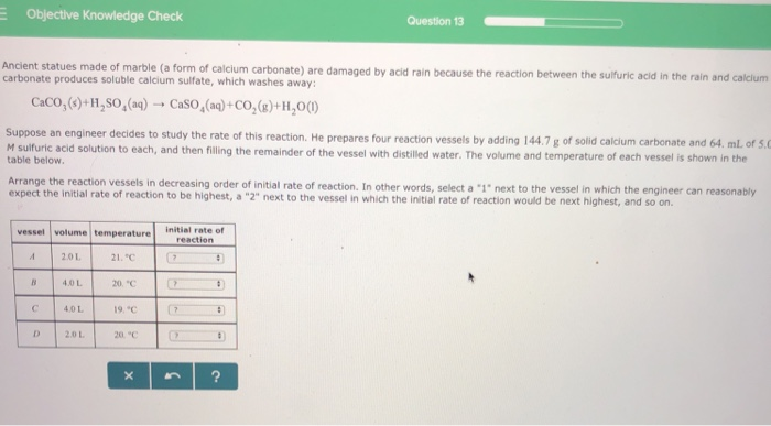 Solved Objective Knowledge Check Question 13 Ancient statues | Chegg.com