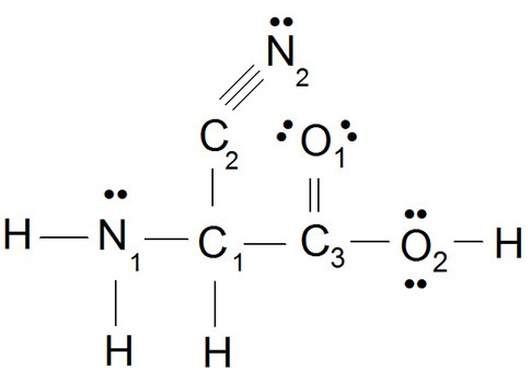 Solved A) What orbitals are involved in the C2-N2 sigma | Chegg.com