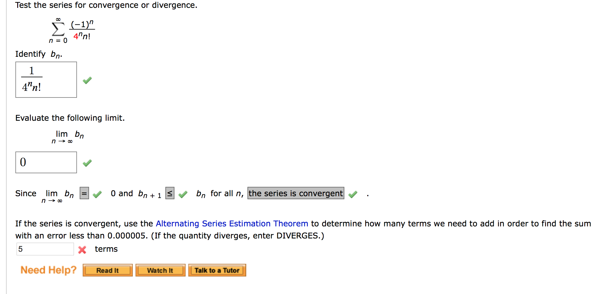 Solved Test The Series For Convergence Or Divergence 1 Chegg